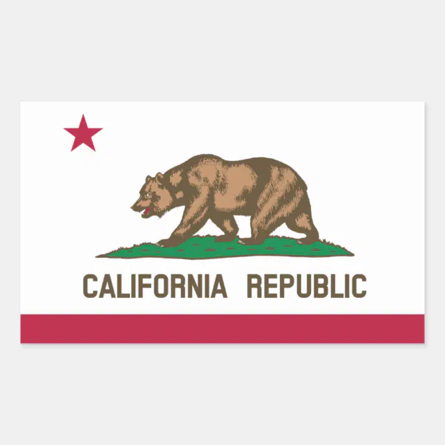 California Flag Sticker | Zazzle