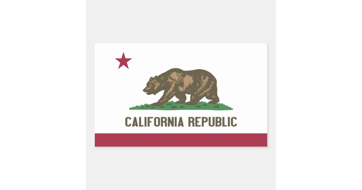 "California Flag" Stickers | Zazzle
