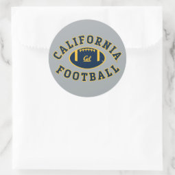 California Football | Cal Berkeley 5 Classic Round Sticker | Zazzle