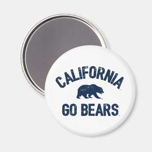 California Go Bears Blue Magnet | Zazzle