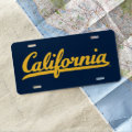 California Gold Script License Plate | Zazzle