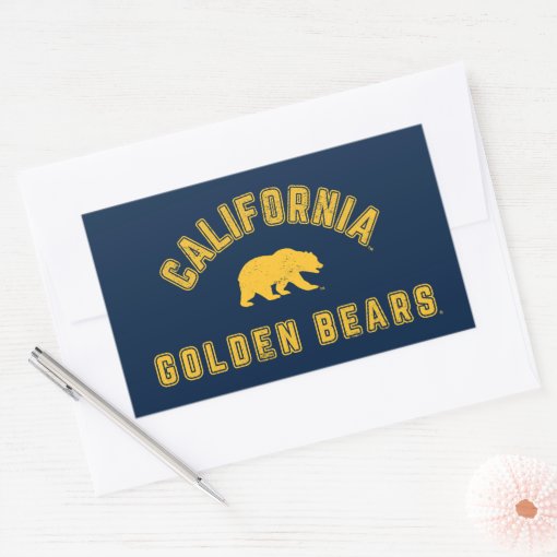 California Golden Bears Rectangular Sticker | Zazzle