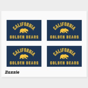 California Golden Bears Rectangular Sticker | Zazzle