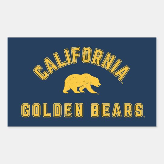California Golden Bears Rectangular Sticker | Zazzle.com