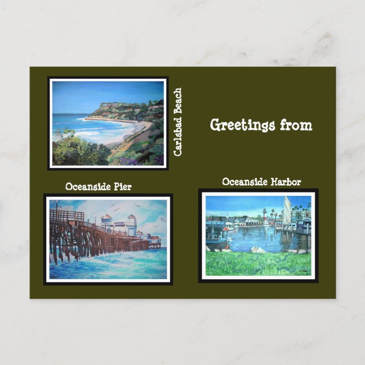 California Greetings - Postcard | Zazzle