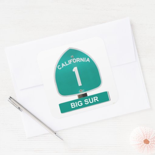 California Highway 1 Big Sur Stickers | Zazzle