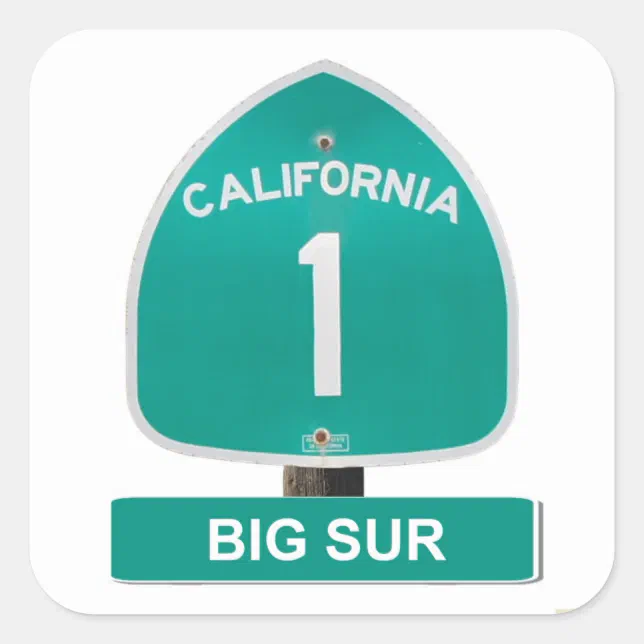 California Highway 1 Big Sur Stickers | Zazzle