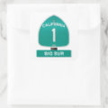California Highway 1 Big Sur Stickers | Zazzle