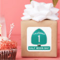 California Highway 1 Half Moon Bay Stickers | Zazzle