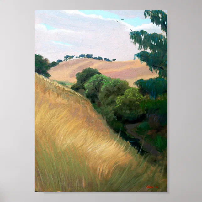 California Hills Poster | Zazzle