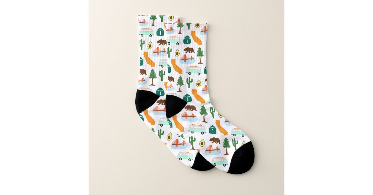 California Icons Socks | Zazzle