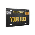 California License Plate from the 60s | Zazzle