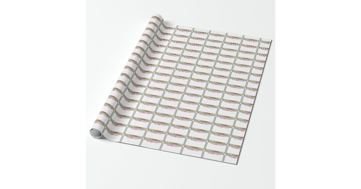 California License Plate Wrapping Paper | Zazzle