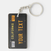 California LicensePlate from the 60s Keychain | Zazzle