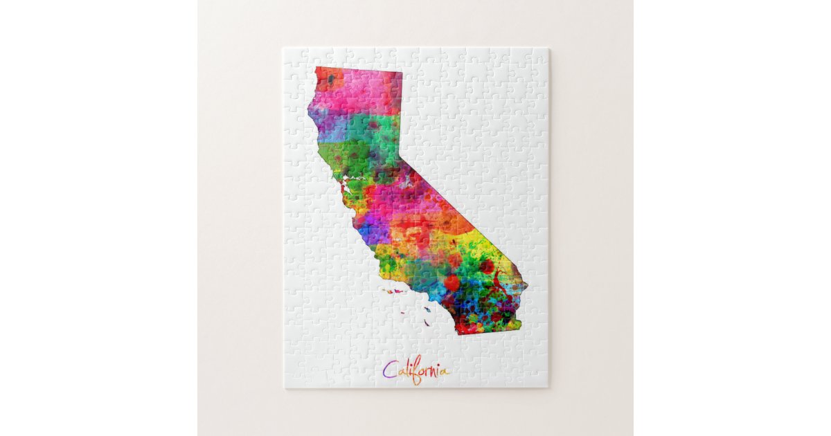 California Map Jigsaw Puzzle | Zazzle