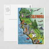California Map Postcard | Zazzle