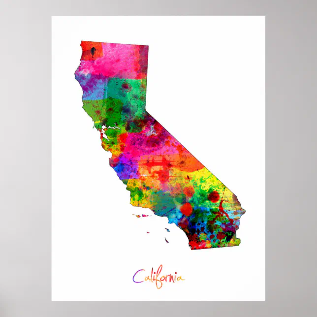 California Map Poster | Zazzle