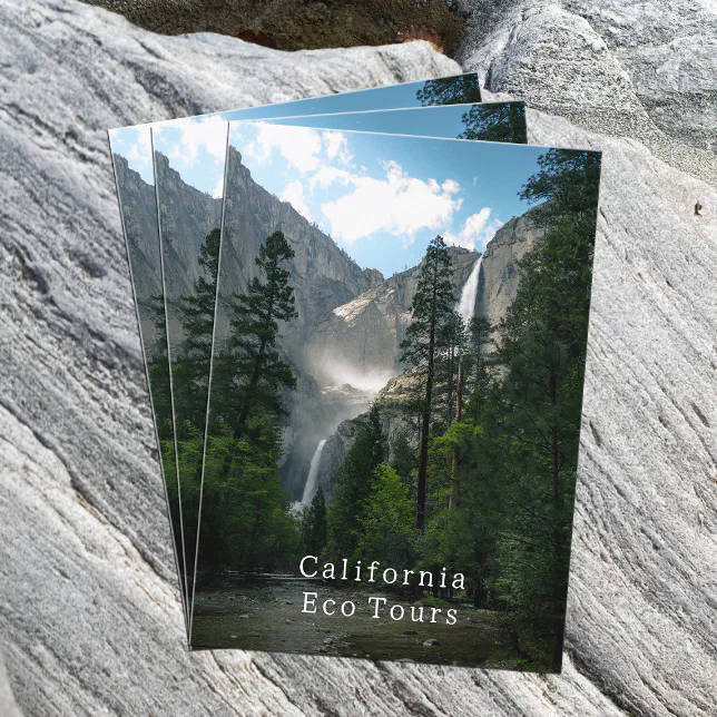California Nature Landscape Outdoor Activity Tours Business Card | Zazzle