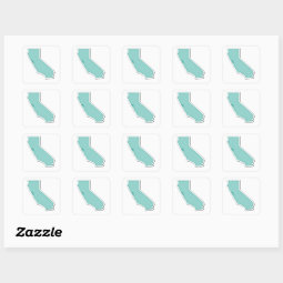 California Outline Sticker | Zazzle