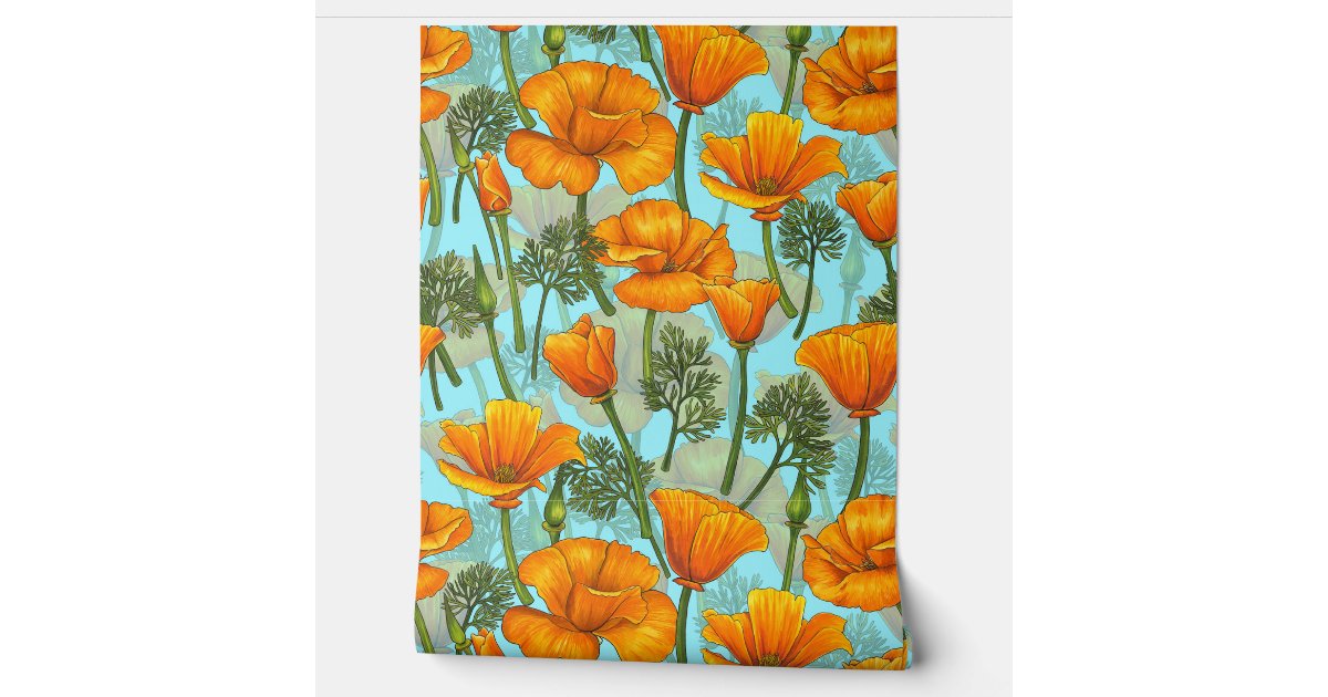 California poppy wallpaper | Zazzle