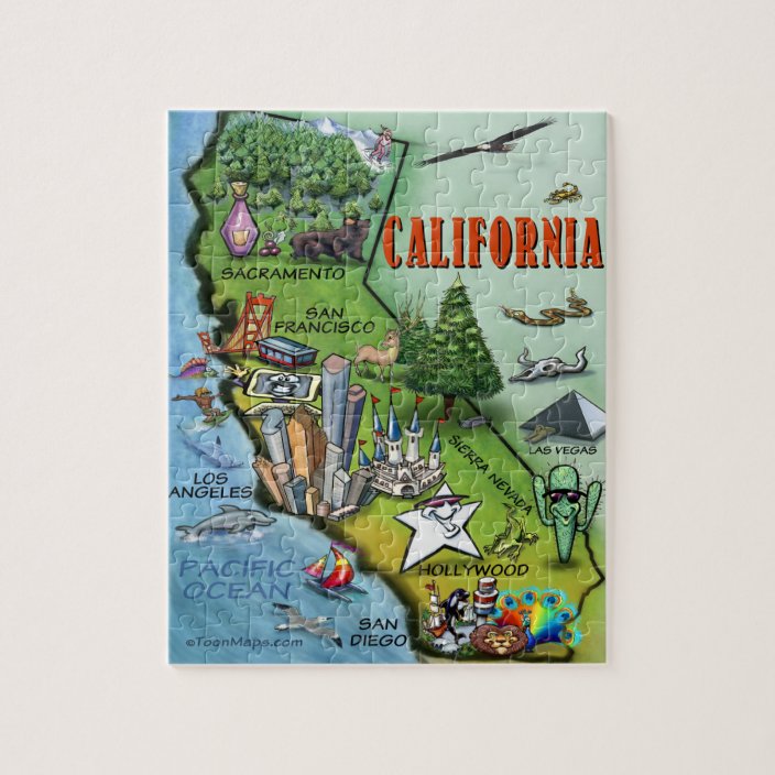 California Puzzle | Zazzle.com