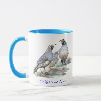 California Quail Mug | Zazzle