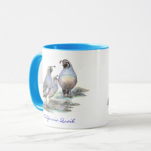 California Quail Mug | Zazzle