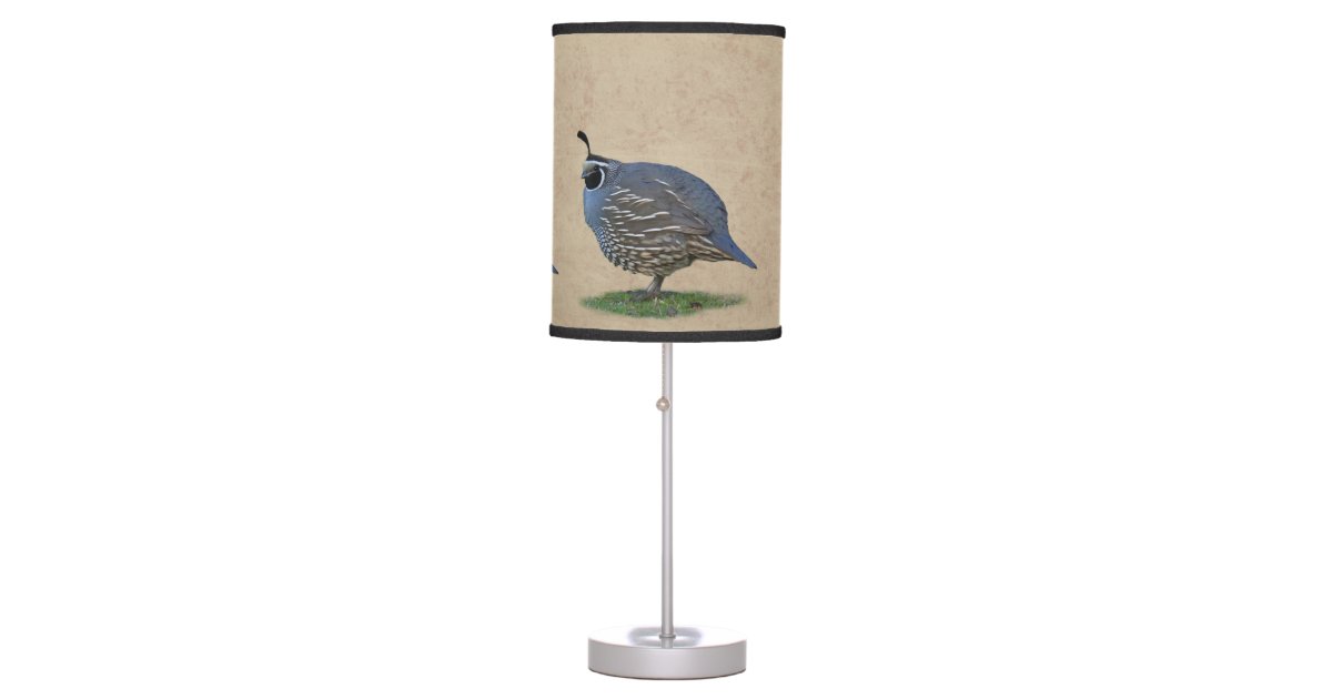 CALIFORNIA QUAIL TABLE LAMP | Zazzle
