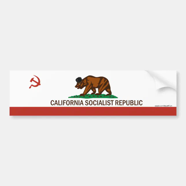 California Socialist Republic Bumper Sticker | Zazzle