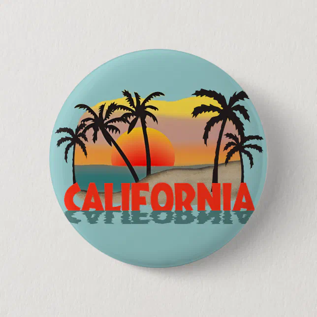 California Souvenir Pinback Button | Zazzle