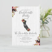California State Bachelorette Party Invitation | Zazzle