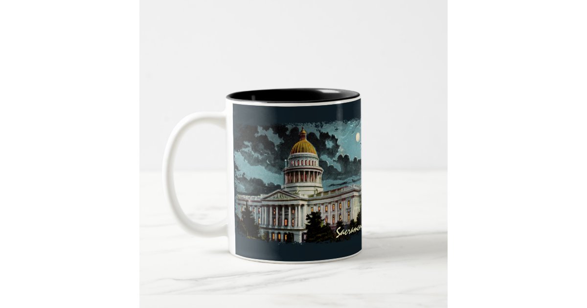 California State Capitol Moonlight Coffee Mug | Zazzle