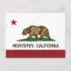 California State Flag Monterey Postcard | Zazzle