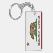 California State Flag Santa Cruz Keychain | Zazzle