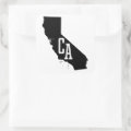 California State Map CA Abbreviation Stickers | Zazzle