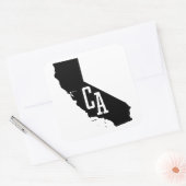 California State Map CA Abbreviation Stickers | Zazzle