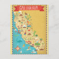 California State Map Postcard | Zazzle