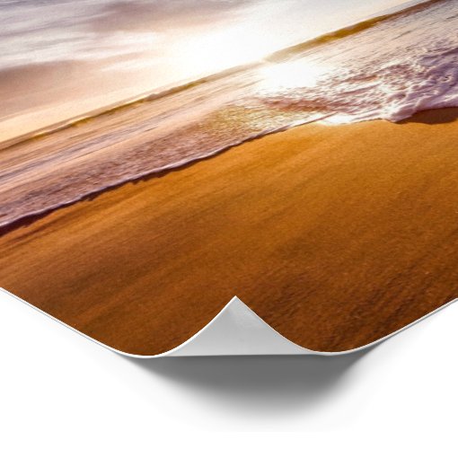 California Sunset Beach Poster | Zazzle