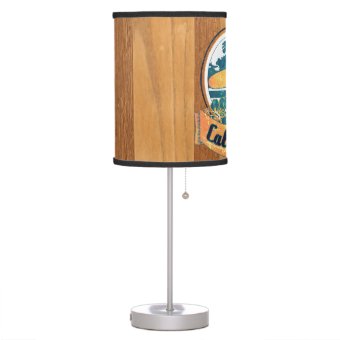 California surfboard table lamp | Zazzle