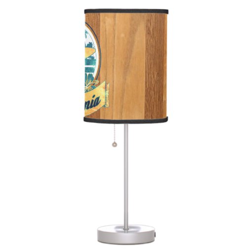 California surfboard table lamp | Zazzle