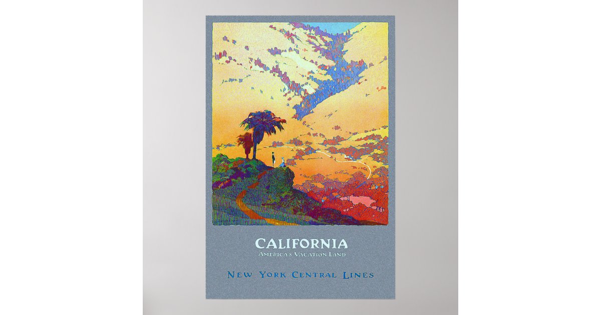 California Travel Poster | Zazzle