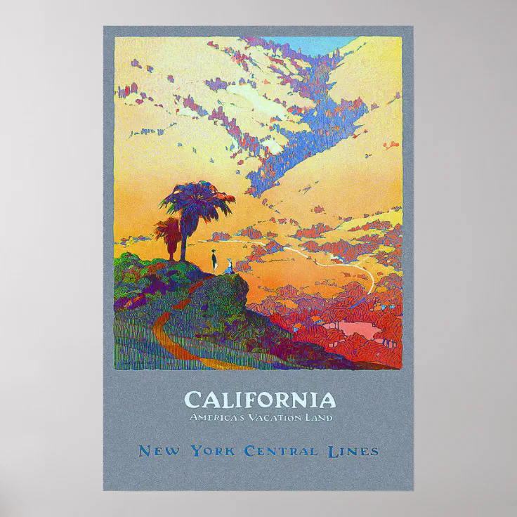 California Travel Poster | Zazzle