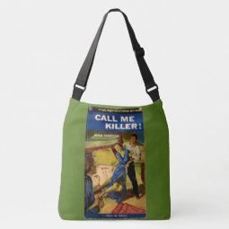Call Me Killer pulp fiction cover Crossbody Bag | Zazzle