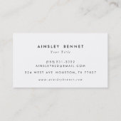 Call Me Pink Bold Modern Networking Business Cards | Zazzle