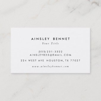 Call Me Pink Bold Modern Networking Business Cards | Zazzle