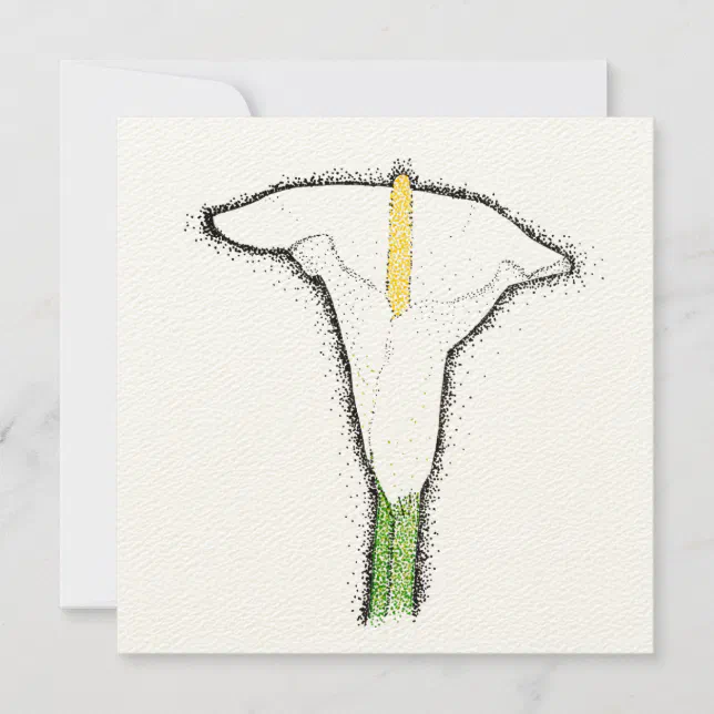 Calla Lily Card | Zazzle