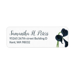 Calla Lily Return Address Label Sheet | Zazzle