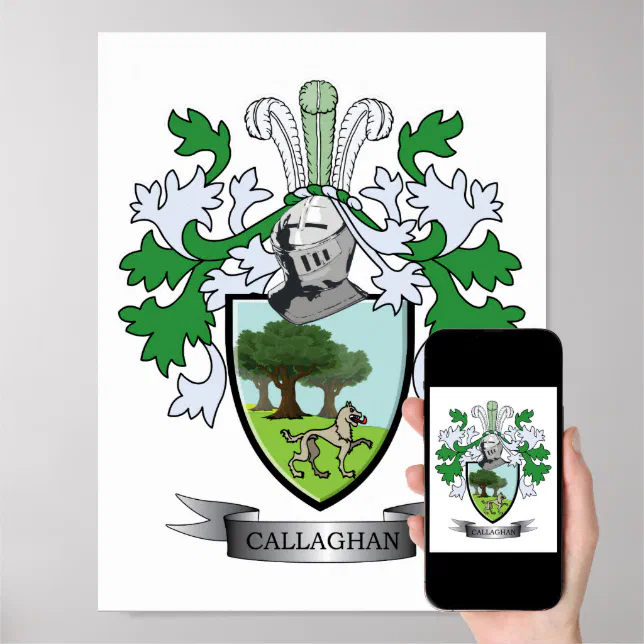 Callaghan Coat of Arms Poster | Zazzle
