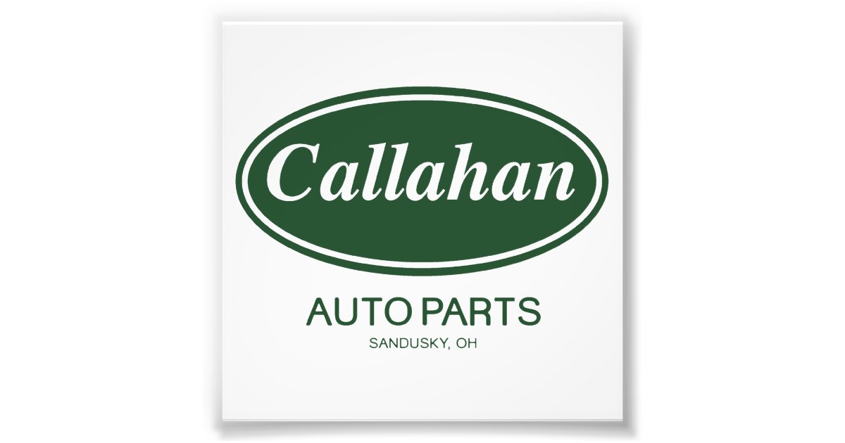 Callahan Auto Parts Photo Print | Zazzle