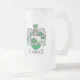 CALLAHAN FAMILY CREST - CALLAHAN COAT OF ARMS FROSTED GLASS BEER MUG ...